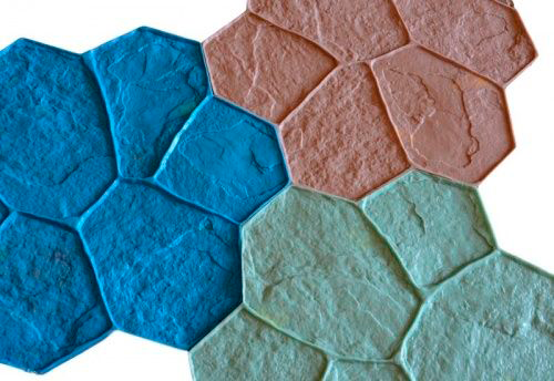 BC Random Concrete Stamp Set - 15 Piece - Curb Depot